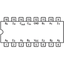 74LS83 Compuerta Sumador Binario Completo de 4 Bits | Unitronic